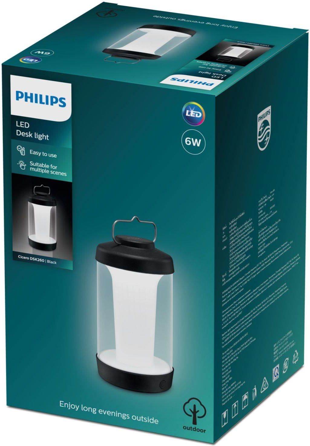 Philips Przenośna Lampa Stojąca Zewnętrzna Led Cicero 6W 180Lm 5000K ...