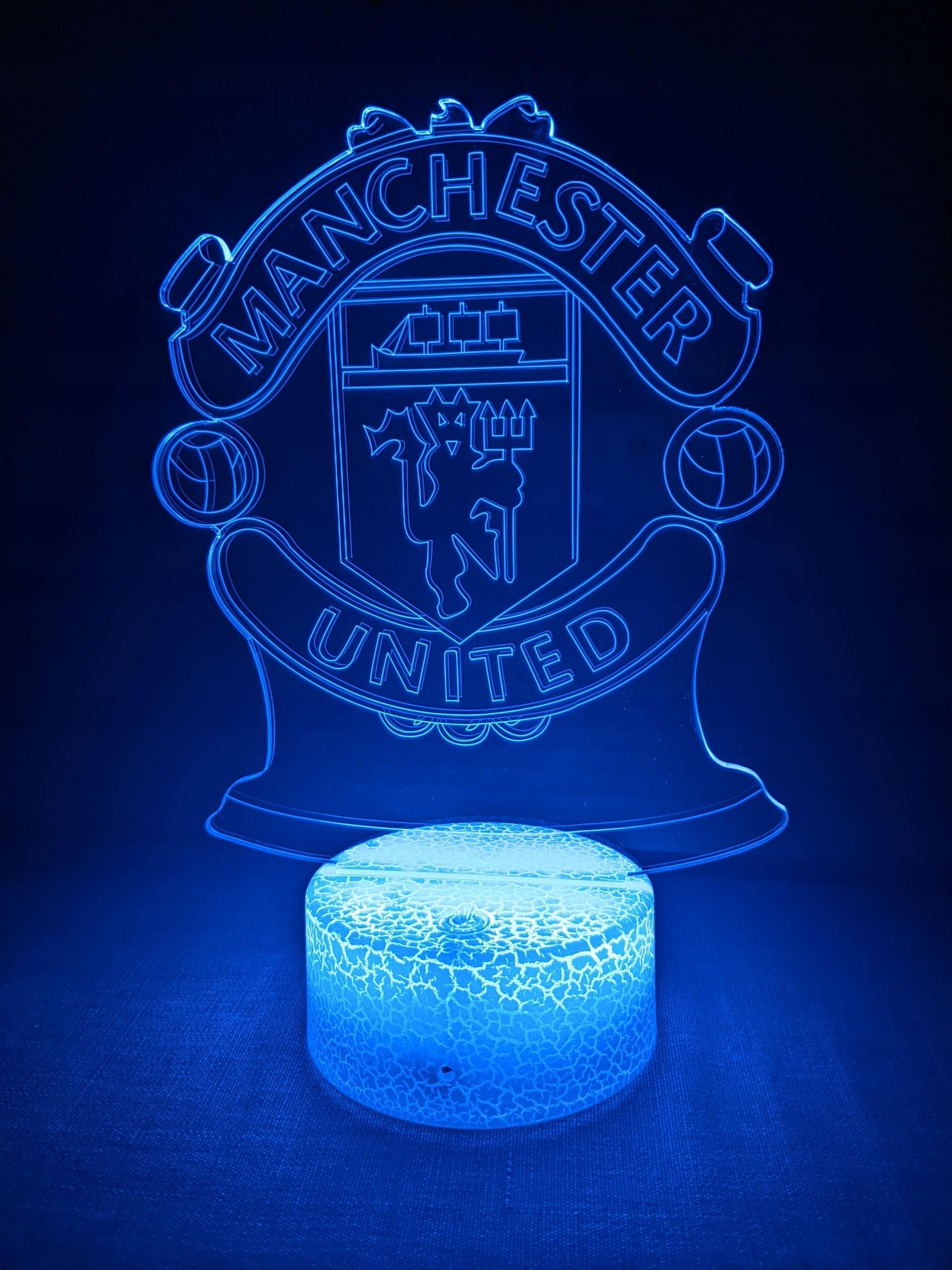 Lampka Nocna Manchester United 3D Led Usb Pilot - Ceny i opinie - Ceneo.pl