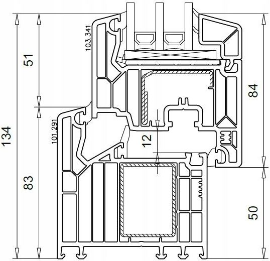 Veka Okno Pcv Softline 82Mm Ru+R 1565x635 - Opinie i ceny na Ceneo.pl