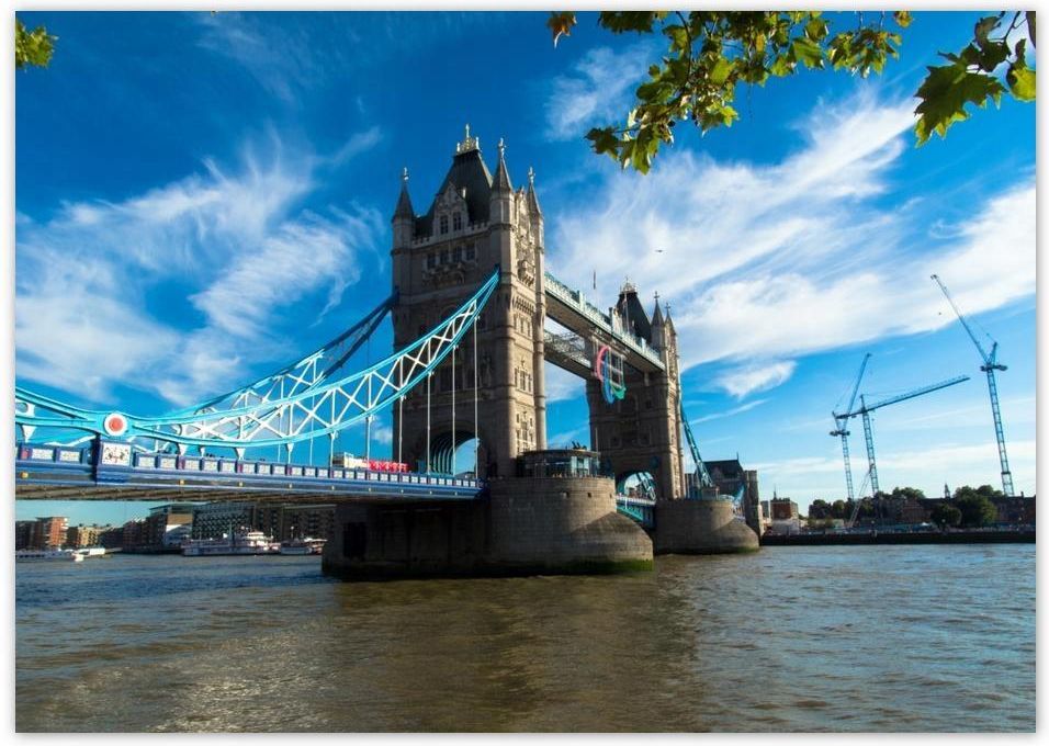 Naklejki A2 Poziom Tower Bridge Z Niebem - Opinie i atrakcyjne ceny na ...