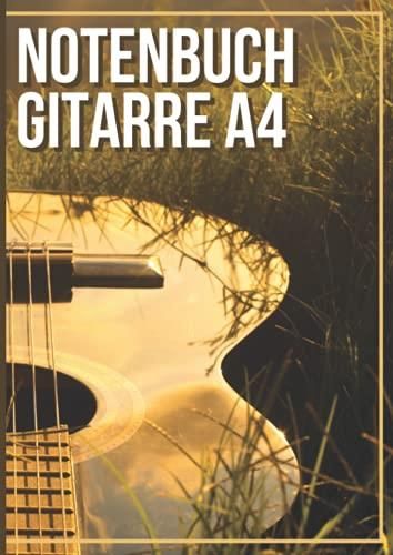 Notenbuch Gitarre A4: Leeres Gitarren Tabulatur Notenbuch Mit 110 ...