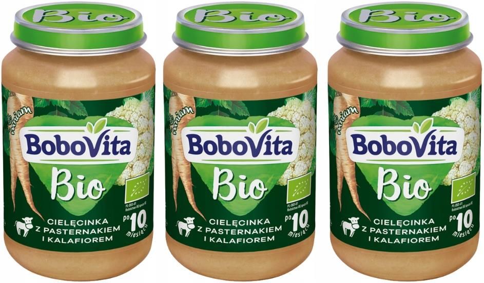 Bobovita Bio Cielęcinka Z Pasternakiem I Kalafiorem Po 10 Miesiącu ...