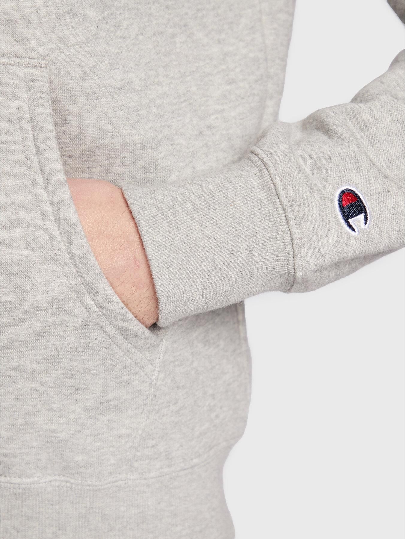 Champion Bluza Script Logo Embroidery 217858 Szary Comfort Fit - Ceny i ...