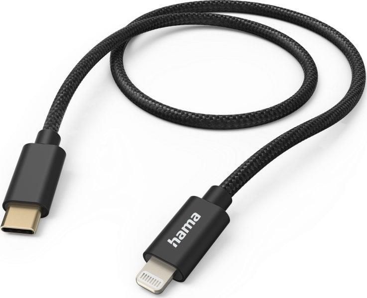 Hama USB-C/Ligthing 1,5m czarny (201546) - Opinie i ceny na Ceneo.pl