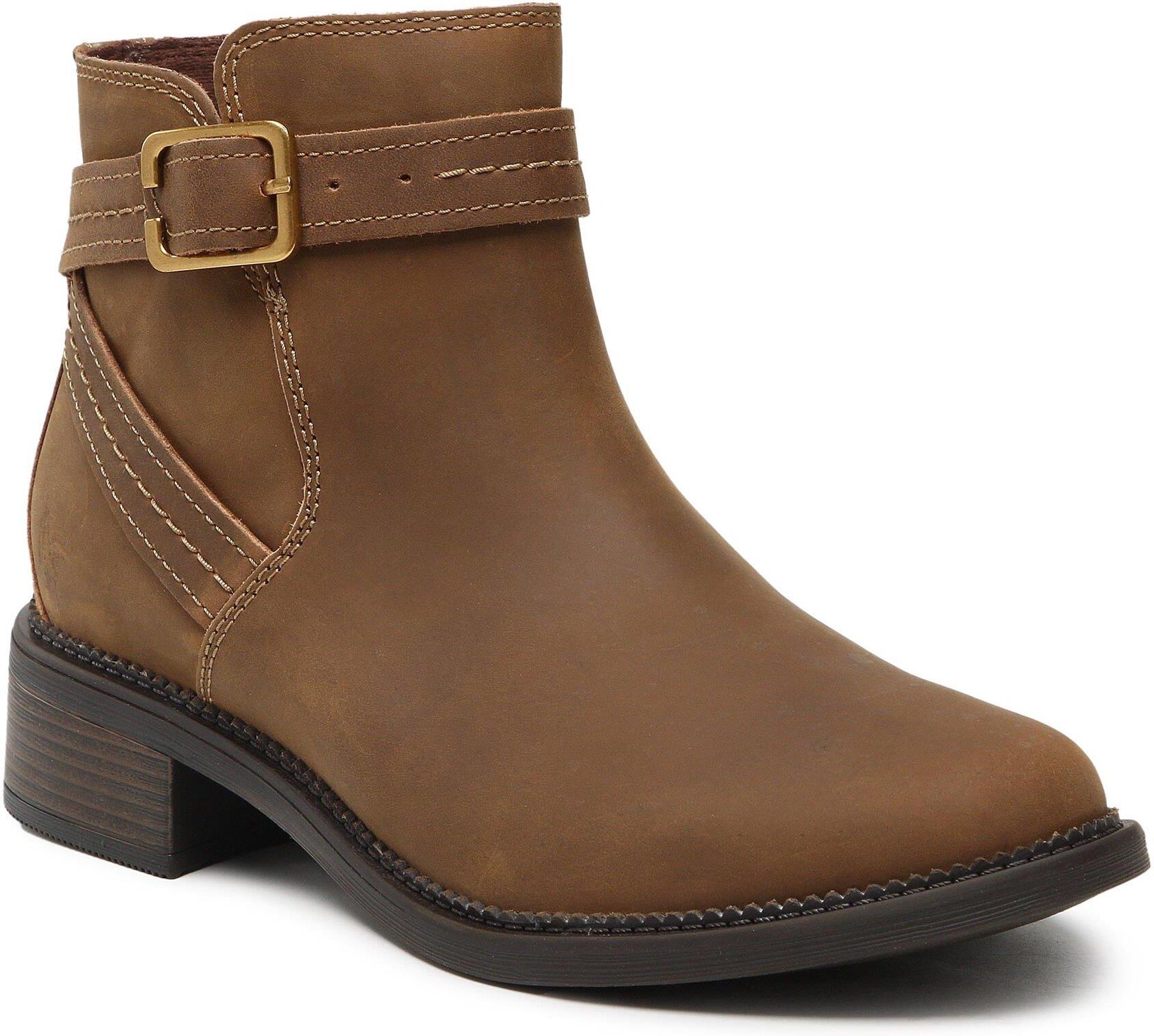 Clarks Botki Maye Strap 261680794 Brązowy - Ceny i opinie - Ceneo.pl