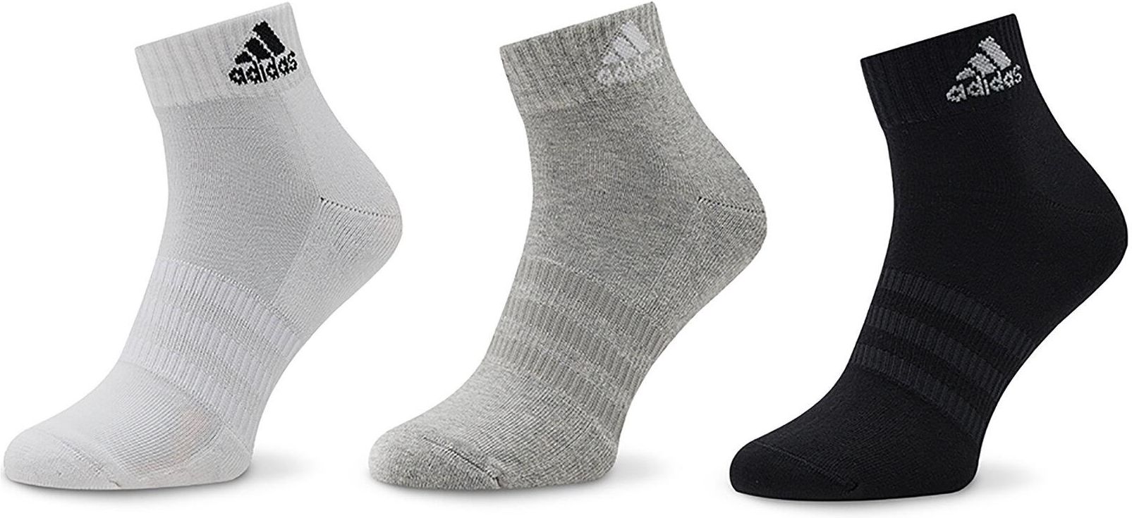 Adidas Zestaw 3 par niskich skarpet unisex Cushioned Sportswear IC1281 ...