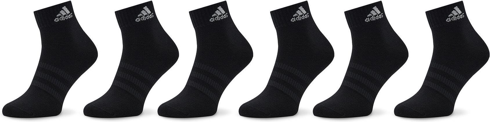 Adidas Zestaw 6 par niskich skarpet unisex Thin And Light IC1293 Czarny ...