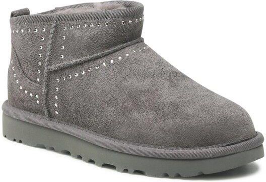 Ugg Buty W Classic Ultra Mini Bling 1119871 Szary - Ceny i opinie ...