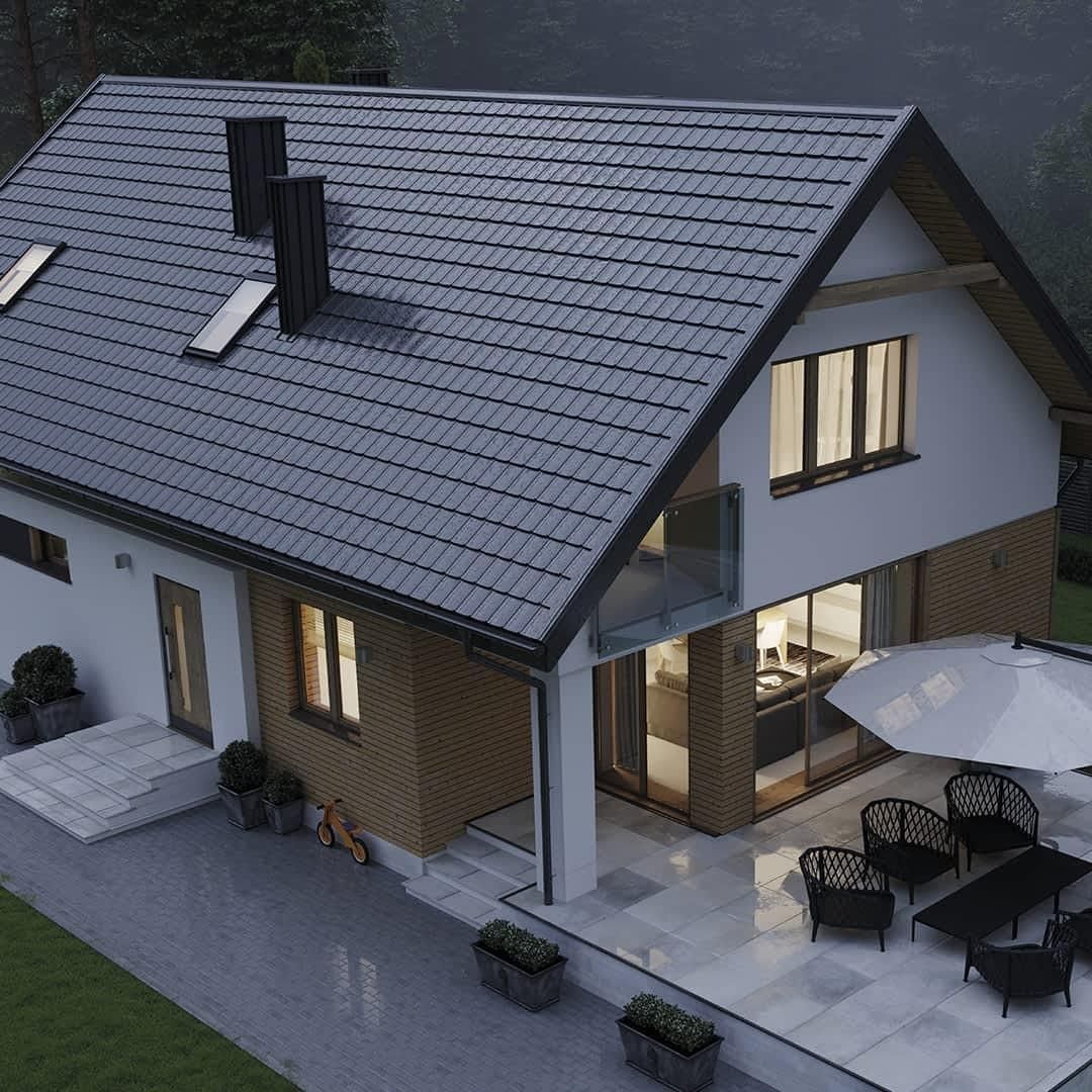 Ruukki Blachodachówka Modułowa Frigge Pural Bt Mat - Pokrycia dachowe ...