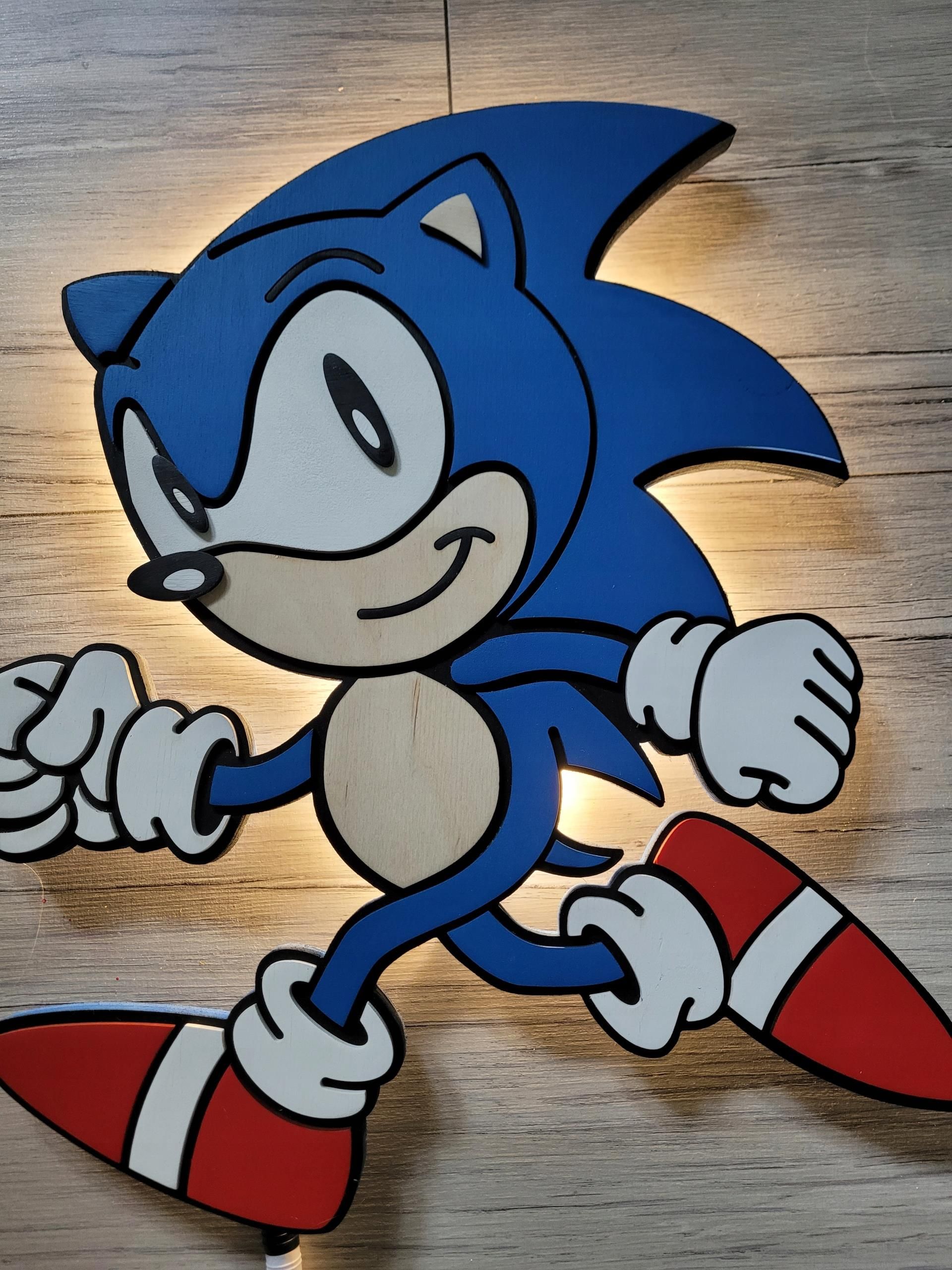Lampka Nocna Drewniana Led Sonic 3D - Opinie i atrakcyjne ceny na Ceneo.pl