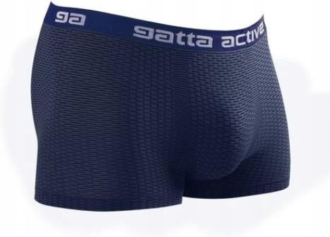 Gatta Active Męskie Bokserki Boxer Active Ga - 2Pack Grey/Navy Blue ...