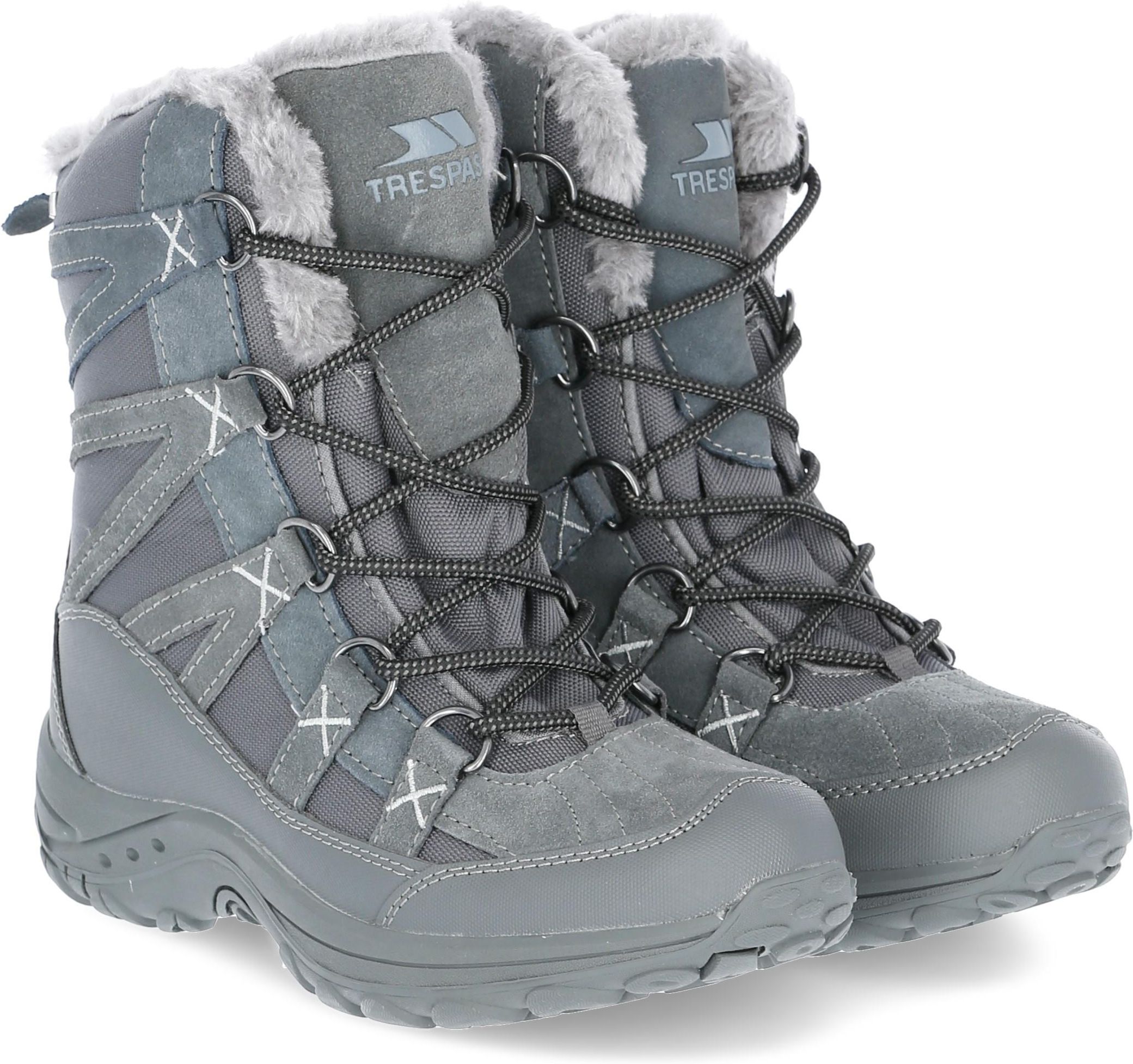 Buty trekkingowe Trespass Damskie Śniegowce Zofia-Szare - Ceny i opinie ...