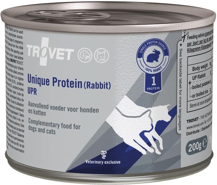 Karma Trovet Unique Protein Rabbit Upr Dla Psa I Kota Królik 6X200G ...