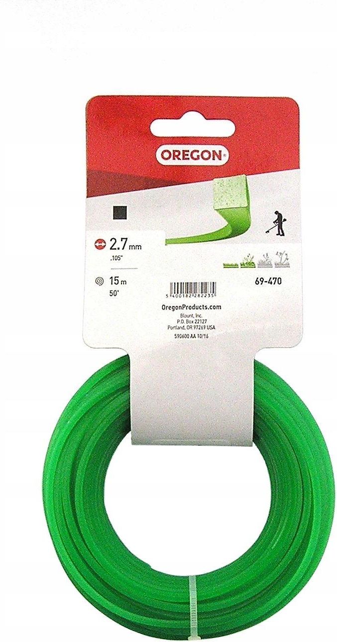 Żyłka Tnąca 2,7mm X 15M Oregon Kwadrat - Ceny i opinie - Ceneo.pl