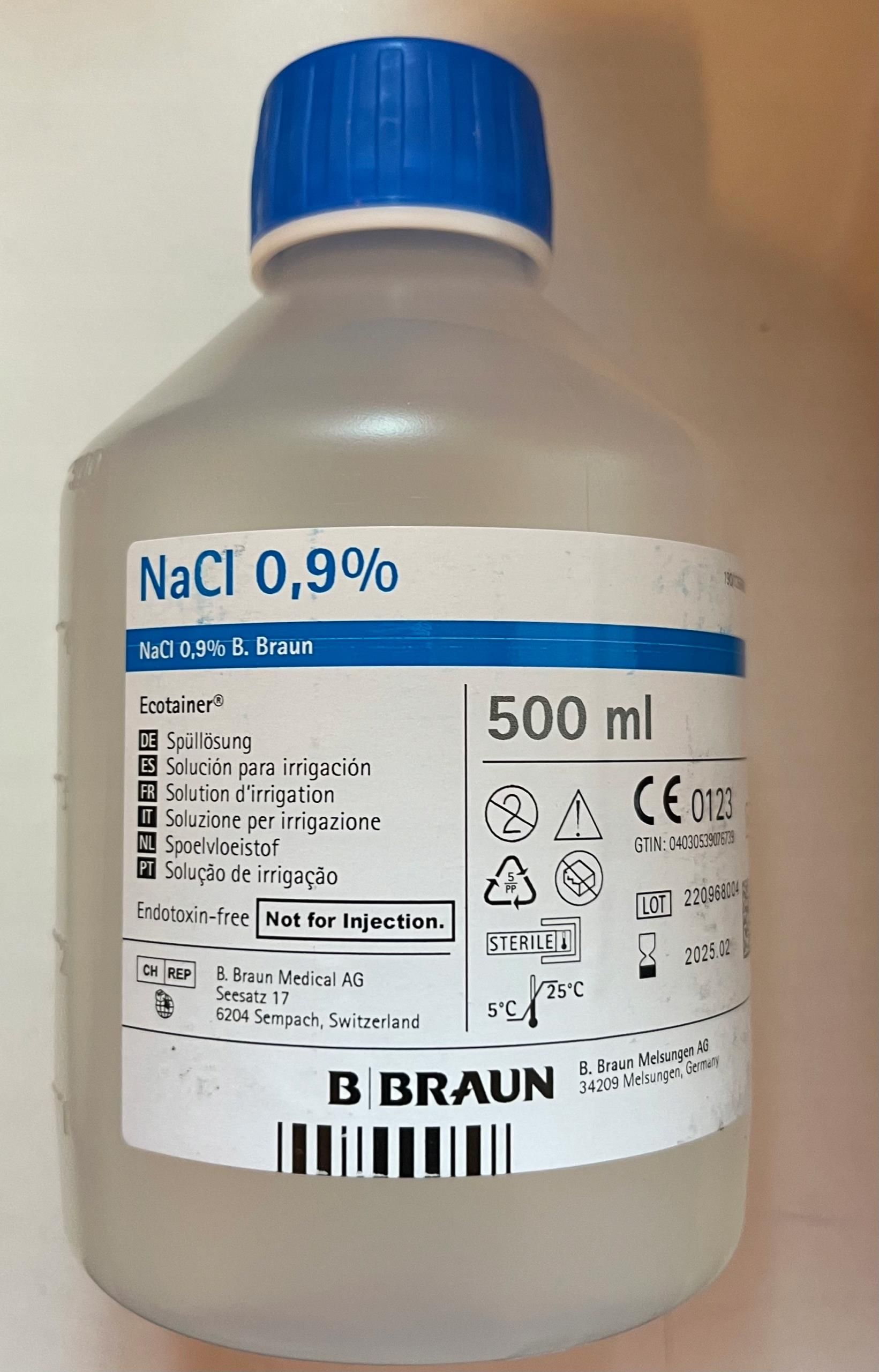 B.Braun Nacl 0 9% Roztwór Do Płukania Ecotainer Z Zakrętką - ceny i opinie - Ceneo.pl