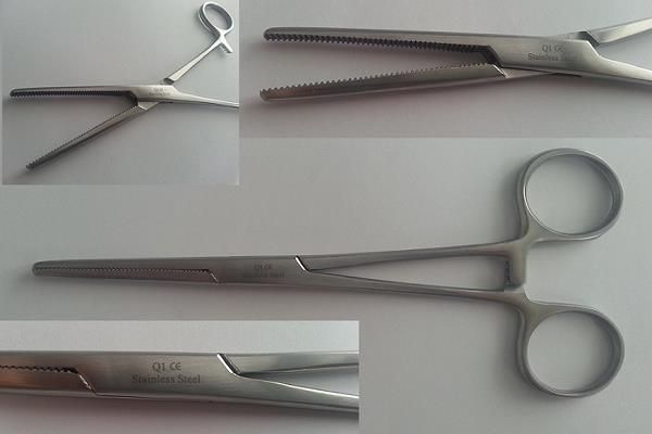 Drobne akcesoria medyczne Gama Kleszczyki Kleszcze Pean Proste 14Cm ...