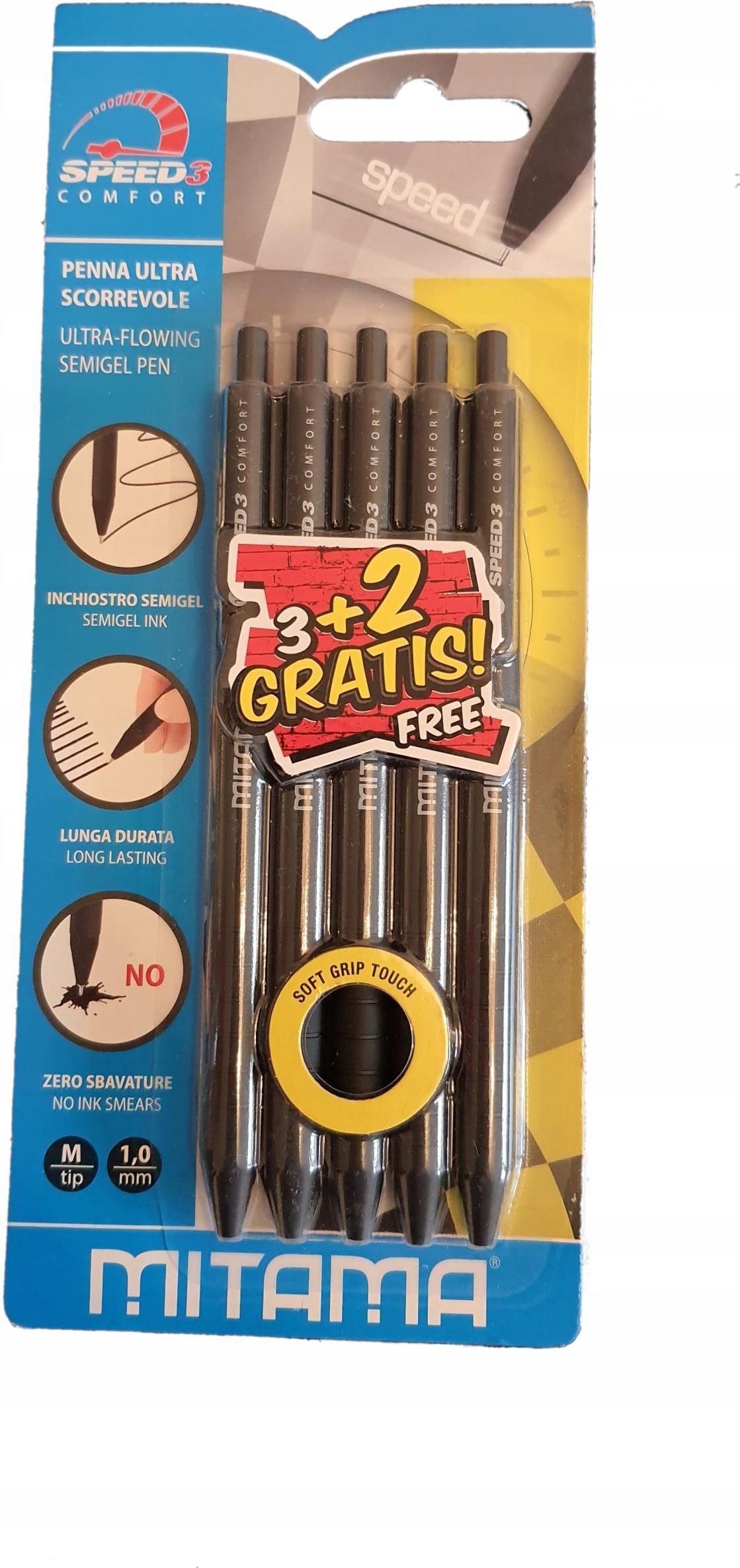 Mitama Długopis Speed3 1 0Mm 3+2 Comfort Czarny - Ceny i opinie - Ceneo.pl