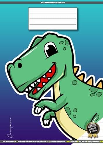 Quaderno a Righe Di Prima [1°] Elementare e Seconda [2°] Elementare ...