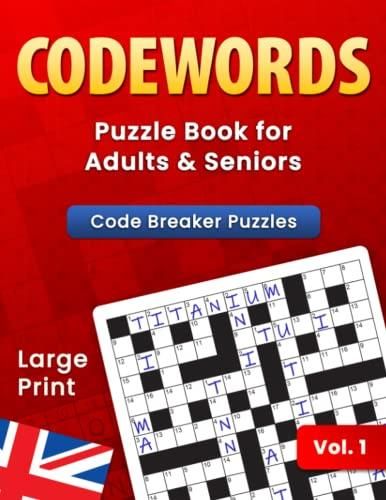 Codewords Puzzle Book for Adults and Seniors: Code Breaker Puzzles ...