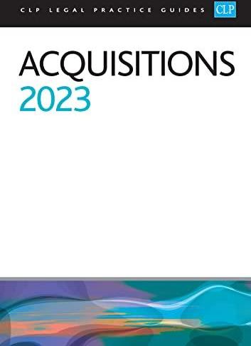 Acquisitions 2023: Legal Practice Course Guides (LPC) - Literatura ...
