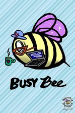 Busy Bee Journal - Cute Bumblebee Geek Nerd Coffee Lover Notebook from ...