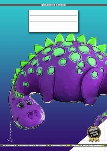 Quaderno a Righe Di Prima [1°] Elementare e Seconda [2°] Elementare ...