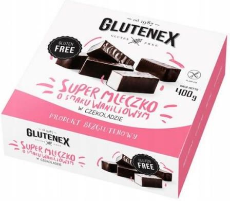 Glutenex Super Mleczko O Smaku Waniliowym Bezglutenowe 400g - Ceny i ...