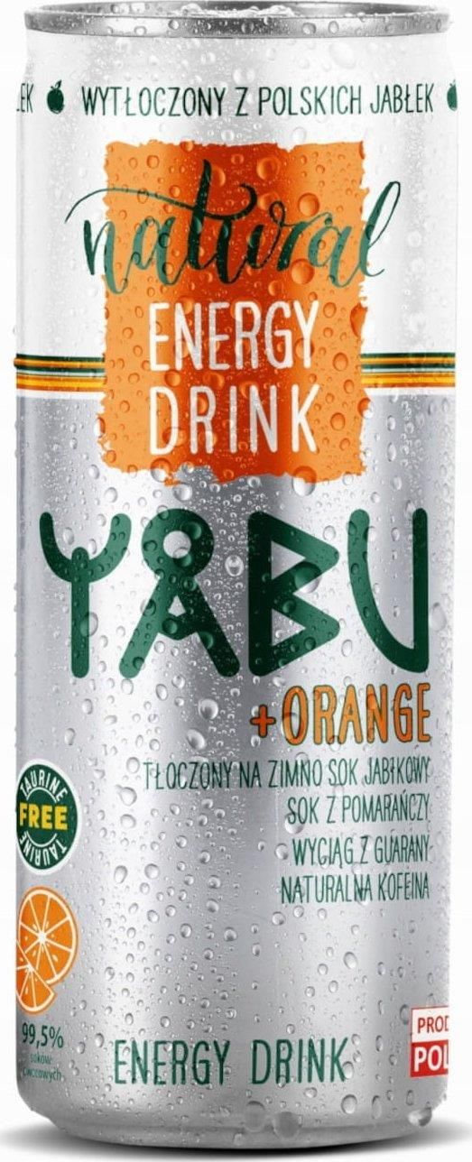 Yabu Naturalny Napój Energetyczny Orange 250ml Pomarańczowy - Ceny i ...