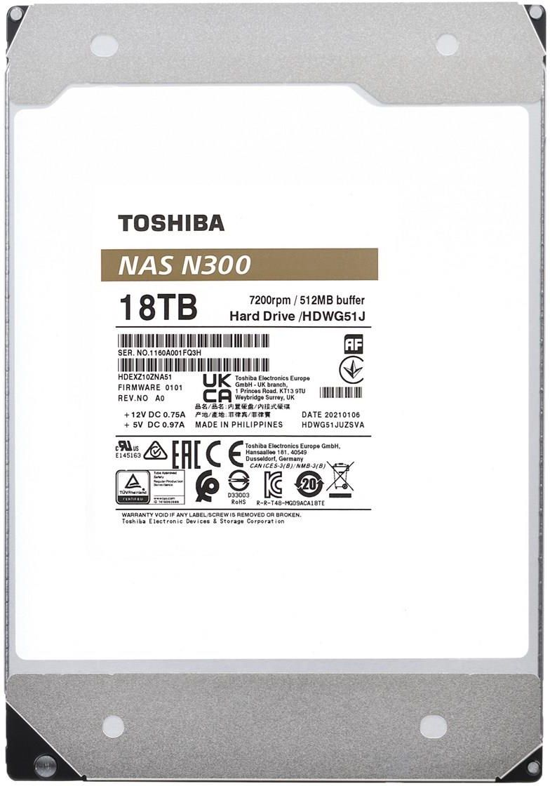 Dysk twardy Toshiba N300 18TB HDWG51JUZSVA - Opinie i ceny na Ceneo.pl