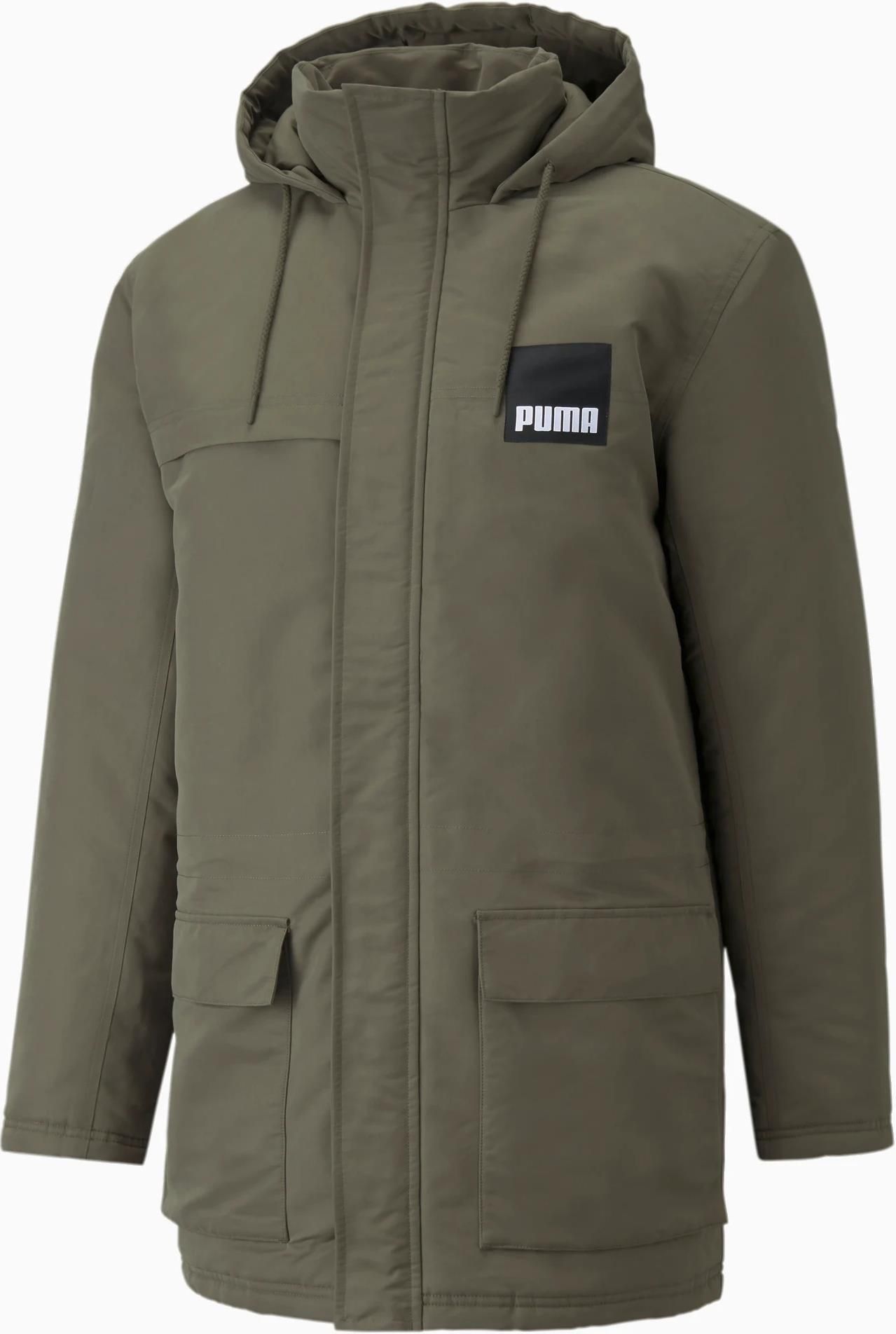 Puma Kurtka Zimowa Męska Padded Parka Khaki R S - Ceny i opinie - Ceneo.pl