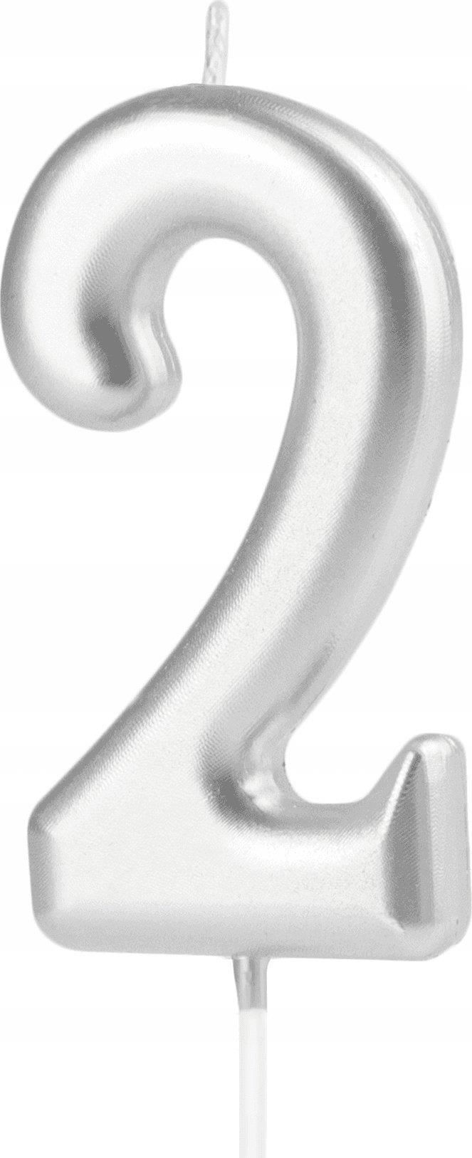 Inspiruj Świeczka 2 Pikery Urodzinowe Cyfry Świeczki Piker Na Tort ...