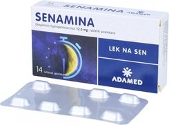 Lek na układ nerwowy Senamina Na Sen 12,5mg 14tabl. - Opinie i ceny na ...