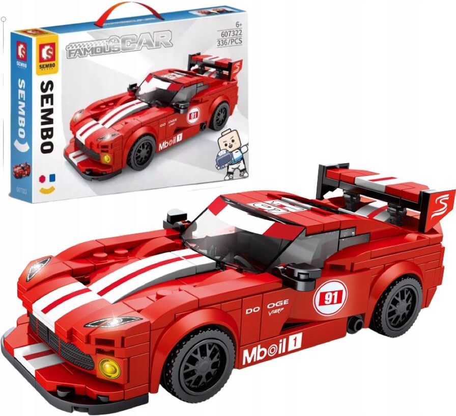 Sembo Block Klocki Auto Samochód Wyścigowy Sportowy 336El. - ceny i ...