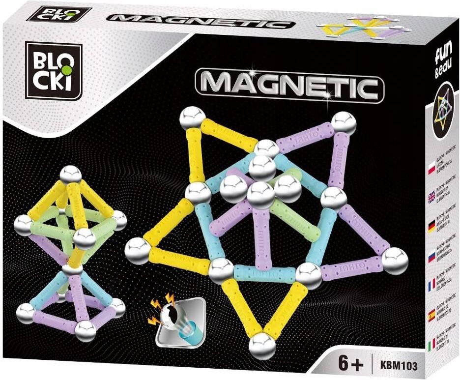 Blocki Klocki Magnetic 23El. Magnetyczne - ceny i opinie - Ceneo.pl