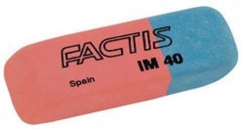 Gumka Szkolna Średnia Dwustronna(40Szt.) Im 40 Factis - Ceny i opinie ...