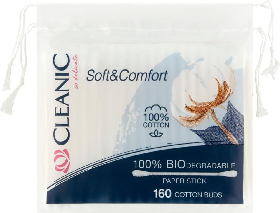 Cleanic Patyczki Higieniczne Soft&Comfort 160 Szt. - Opinie i ceny na ...