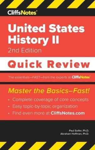 CliffsNotes United States History II: Quick Review - Literatura ...