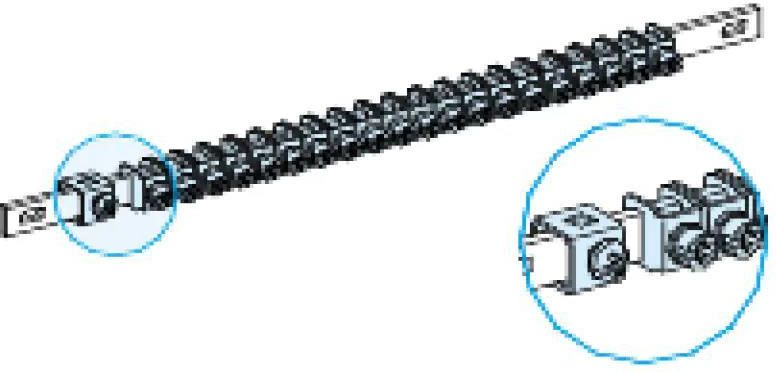 Rozdzielnia Schneider Prisma Set Szyna Uziemiająca 12x13x450mm Z 40 ...