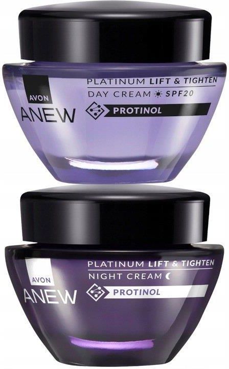 Krem Avon Anew Platinum 55+ 2W1 Dzień+Noc 2x50 ml na dzień i noc 2x50ml ...