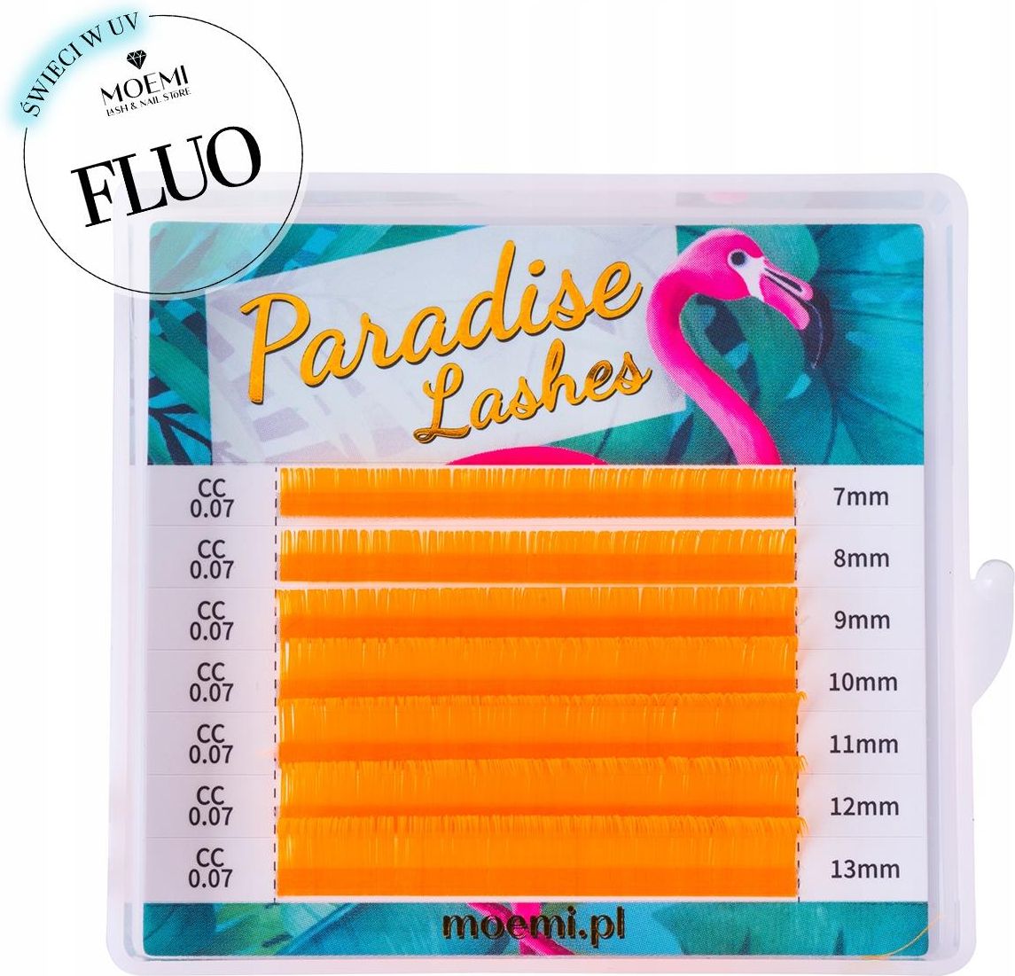 Rzęsy Neon Orange Lashes Kolorowe CC 0.07 MIX - Opinie i ceny na Ceneo.pl