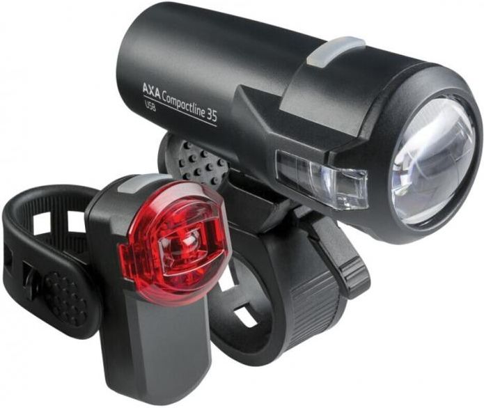 Axa Compactline Set 35 Lux Led Light 93933195Cb - Ceny i opinie - Ceneo.pl