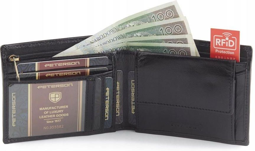 Klasyczny portfel męski z ochroną kart RFID - Ceny i opinie - Ceneo.pl