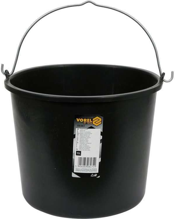 Vorel 06383 wiadro budowlane 13 litrów czarne - opinie i ceny na Ceneo.pl