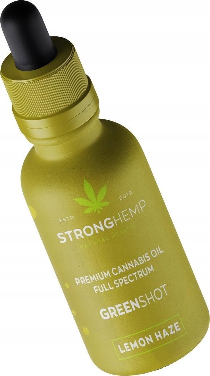Strong Hemp Olejek Cbd Green Shot Thc Mocny Relaks Lemon Haze 10ml ...