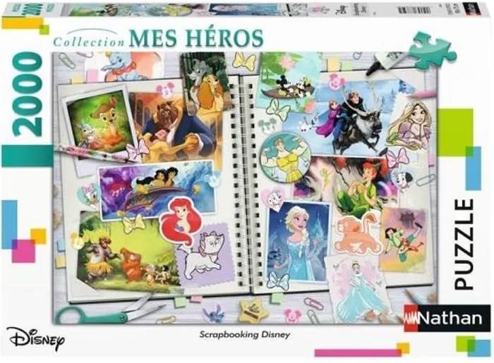 Nathan Puzzle N 2000El. Scrapbooking Disney - Ceny i opinie - Ceneo.pl