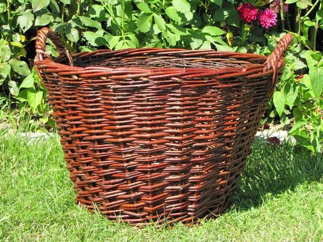 Koszyk Wiklinowy Na Drwno Wiklina Liście 45cm - Ceny i opinie - Ceneo.pl