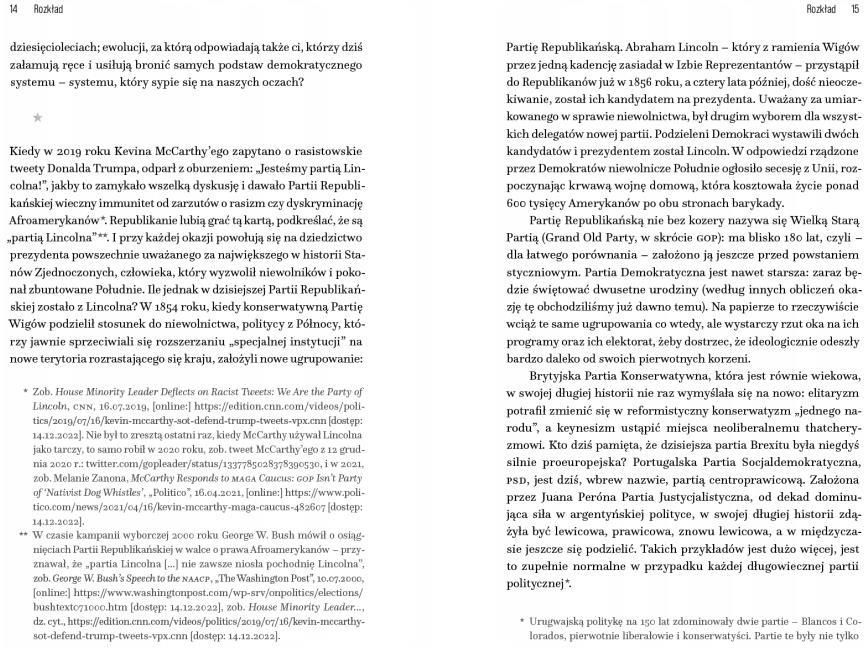 Rozkład O niedemokracji w Ameryce Piotr Tarczyński - Ceny i opinie ...