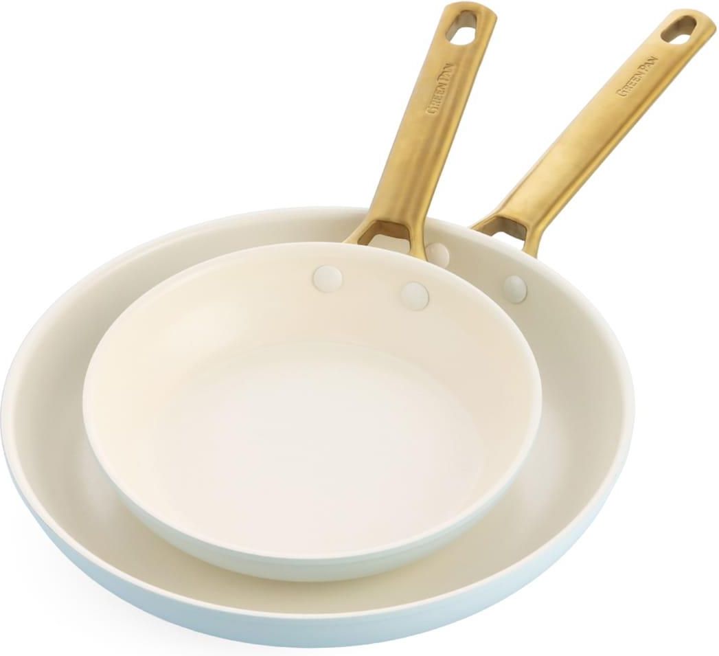 Patelnie ceramiczne PADOVA LightBlue 20 + 26 cm / GreenPan - Opinie i ...