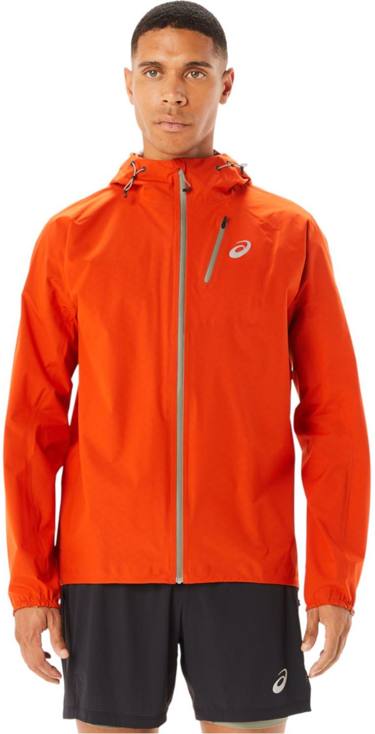 ASICS FujiTrail Waterproof Jacket 2011C259-800 : Kolor - Czerwone ...