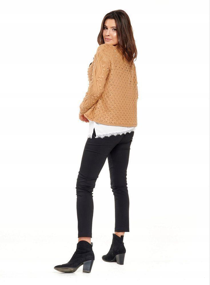 Ażurowy sweter damski boho, gruby splot Rovicky - Ceny i opinie - Ceneo.pl